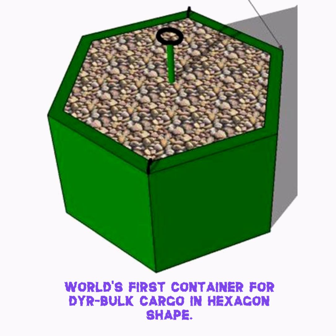 HEXAGON GREEN CONTAINER
